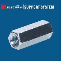 China Galvanized Carbon Steel Stainless Steel Hex Threaded Rod Coupling Connector M5 M24 for sale