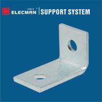 China ELECMAN Stainless Steel Corner 90 Degree Angle Strut Bracket Two Holes for sale
