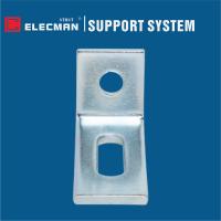 China Galvanised Steel Slotted 90 Degree Angle Strut Bracket For Square Washers for sale
