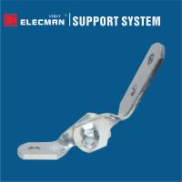 China 3 Hole 45 Degree Angle Strut Bracket Hinge Connector Galvanized Steel for sale