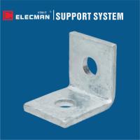 China Galvanized Steel Two Holes Strut Angle Fittings End Angle Bracket 2