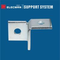 China Galvanized Steel Strut Channel Corner Connector 2 Hole 1-5/8 in Width 1/4 in Thickness for sale