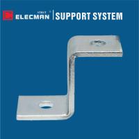 China 2 Hole Galvanised Steel Offset Strut Z Bracket For Shelves for sale