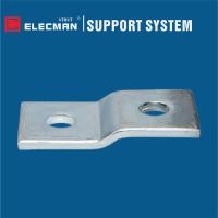 China ELECMAN Galvanized Steel 2 Hole Strut Z Bracket Wall Mount for sale