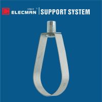 China Galvanized Steel E-Z Grip Conduit Hanger Clamp 3/4 to 10 Inch with Knurled Nut for sale
