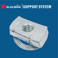 China Galvanized Steel Strut Channel Clamping Nut with Spring M6 M8 M10 M12 M14 M16 for sale