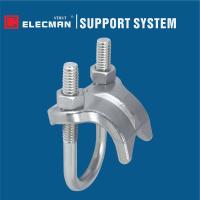 China Stainless Steel U Bolt Right Angle Conduit Clamp 1/2 to 4 Inch 316 Corrosion Resistant for sale