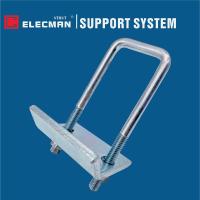 China Steel U Bolt Conduit Strut Clamps Right Angle for Channel ES-201 1/2 to 4 Inch for sale