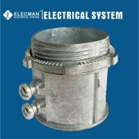 China ELECMAN Zinc EMT Connectors Set Screw Straight Type 1/2 to 4 Inch UL Listed for sale