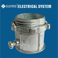 China ELECMAN Zinc EMT Connectors Set Screw Straight Type 1/2 to 4 Inch UL Listed for sale