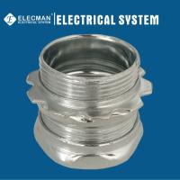 China Non Insulated Compression Type Steel EMT Pipe Connectors 1/2