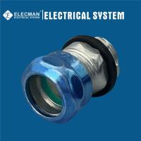 China Steel Raintight EMT Connector Compression Type UL Certification 1/2 Inch for sale