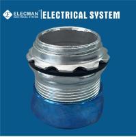 China Steel Non Insulated Raintight EMT Connectors Compression Type 1/2 In to 4 In for sale