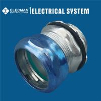 China Steel Non Insulated Raintight EMT Connectors Compression Type 1/2 In to 4 In for sale