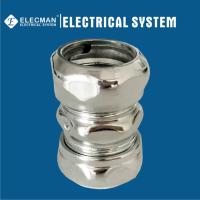 China Steel EMT Conduit Compression Coupling 1/2 to 4 Inch Non Insulated UL Listed for sale