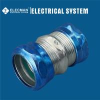 China Raintight Galvanized Steel EMT Couplings Compression Type 2 Inch 1 Inch for sale
