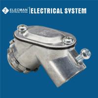 China 1/2 Inch Zinc Die Cast EMT Pipe to Box 90 Degree Pull Elbow UL Listed for sale