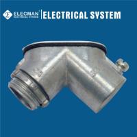 China 1/2 Inch Zinc Die Cast EMT Pipe to Box 90 Degree Pull Elbow UL Listed for sale