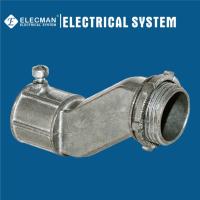 China Zinc EMT Conduit to Box Offset Connector Set Screw Type 1/2 to 1 Inch UL Listed for sale