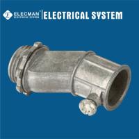 China Zinc EMT Conduit to Box Offset Connector Set Screw Type 1/2 to 1 Inch UL Listed for sale