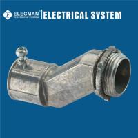 China Zinc Die Cast EMT Offset Set Screw Conduit Connector UL Listed 1/2 to 1 Inch for sale