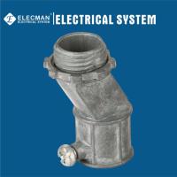 China Zinc Die Cast EMT Offset Set Screw Conduit Connector UL Listed 1/2 to 1 Inch for sale