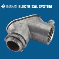 China Set Screw Threaded Type 90 Degree Pull Elbows Zinc EMT / Rigid To Box for sale