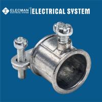China Zinc EMT to Flexible Metal Conduit Clamp Type Combination Coupling 1/2 to 1 Inch for sale