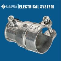 China Zinc Die Cast 3/4 EMT to 3/4 FMC Combination Coupling Squeeze Type UL Listed for sale