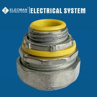 China Zinc Straight Liquid Tight Connector 1/2 Inch for sale