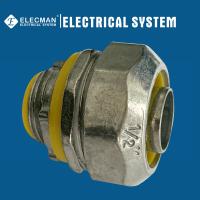 China Zinc Straight Liquid Tight Connector 1/2 Inch for sale