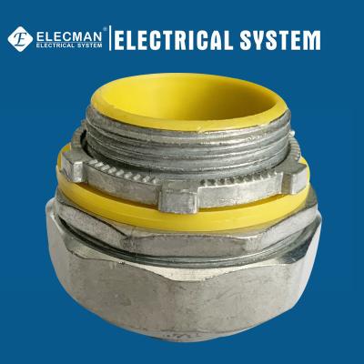 China Zinc Straight Liquid Tight Connector 1-1/4 Inch UL Listed for Flexible Conduit for sale