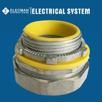 China ELECMAN Zinc Straight Liquid Tight Connector 1-1/2 Inch UL Listed for sale