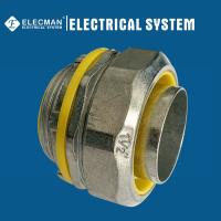China ELECMAN Zinc Straight Liquid Tight Connector 1-1/2 Inch UL Listed for sale