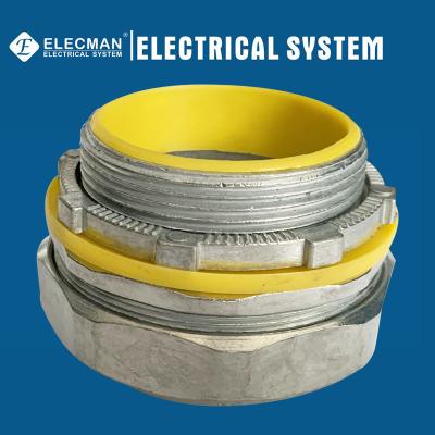 China Zinc Straight Liquid Tight Connector 2 Inch for sale