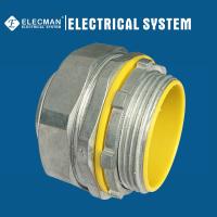 China ELECMAN Zinc Die Cast Straight Liquid Tight Connector 2-1/2 Inch UL Listed for sale