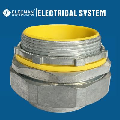 China Zinc Die Cast Straight Liquid Tight Connector 3 Inch UL Listed for sale