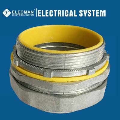 China Zinc Straight Liquid Tight Connector 4 Inch for sale