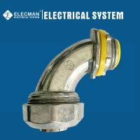 China Zinc 90 Degree Liquid Tight Connector 1/2 Inch UL Listed for Conduit for sale