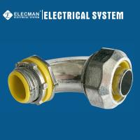 China Zinc 90 Degree Liquid Tight Connector 1/2 Inch UL Listed for Conduit for sale