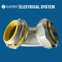 China Zinc 90 Degree Liquid Tight Connector 2 Inch UL Listed for Conduit for sale