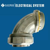 China Zinc 90 Degree Liquid Tight Connector 3 Inch UL Listed Conduit Fitting for sale