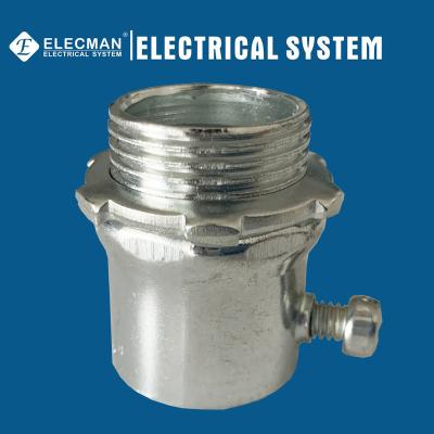 China Steel EMT Connector Set Screw Type 3/4 In. for sale
