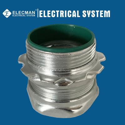 China Steel EMT Connector Compression Insulated Type 1-1/2