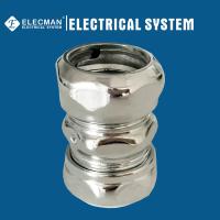 China Steel EMT Coupling Compression Type 3/4 Inch for sale