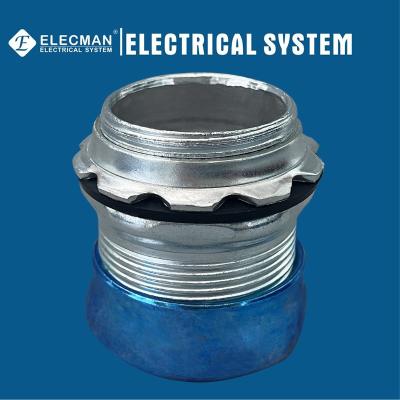 China Raintight Steel EMT Connector Compression Type 1-1/4