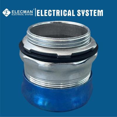 China Raintight Steel EMT Connector Compression Type 2-1/2