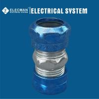China Raintight Steel EMT Coupling Compression Type 1/2 Inch for sale