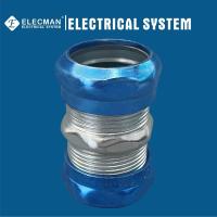 China Raintight Steel EMT Coupling Compression Type 1 Inch for sale