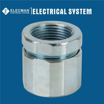 China 1 Inch Steel IMC Rigid Conduit Three Piece Coupling for sale